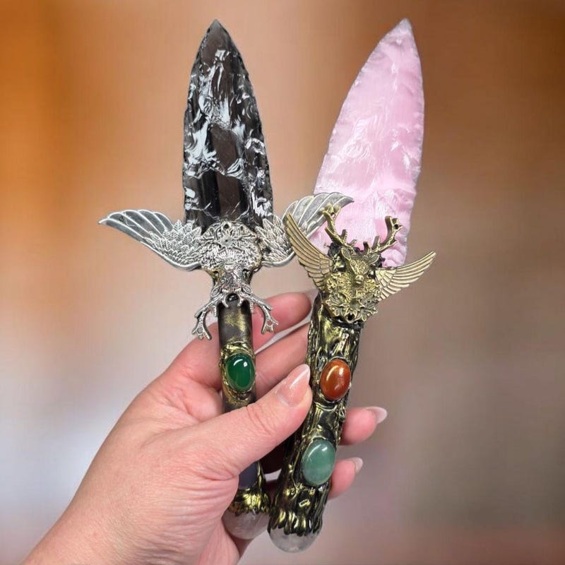 Crystal Dagger - Etsy
