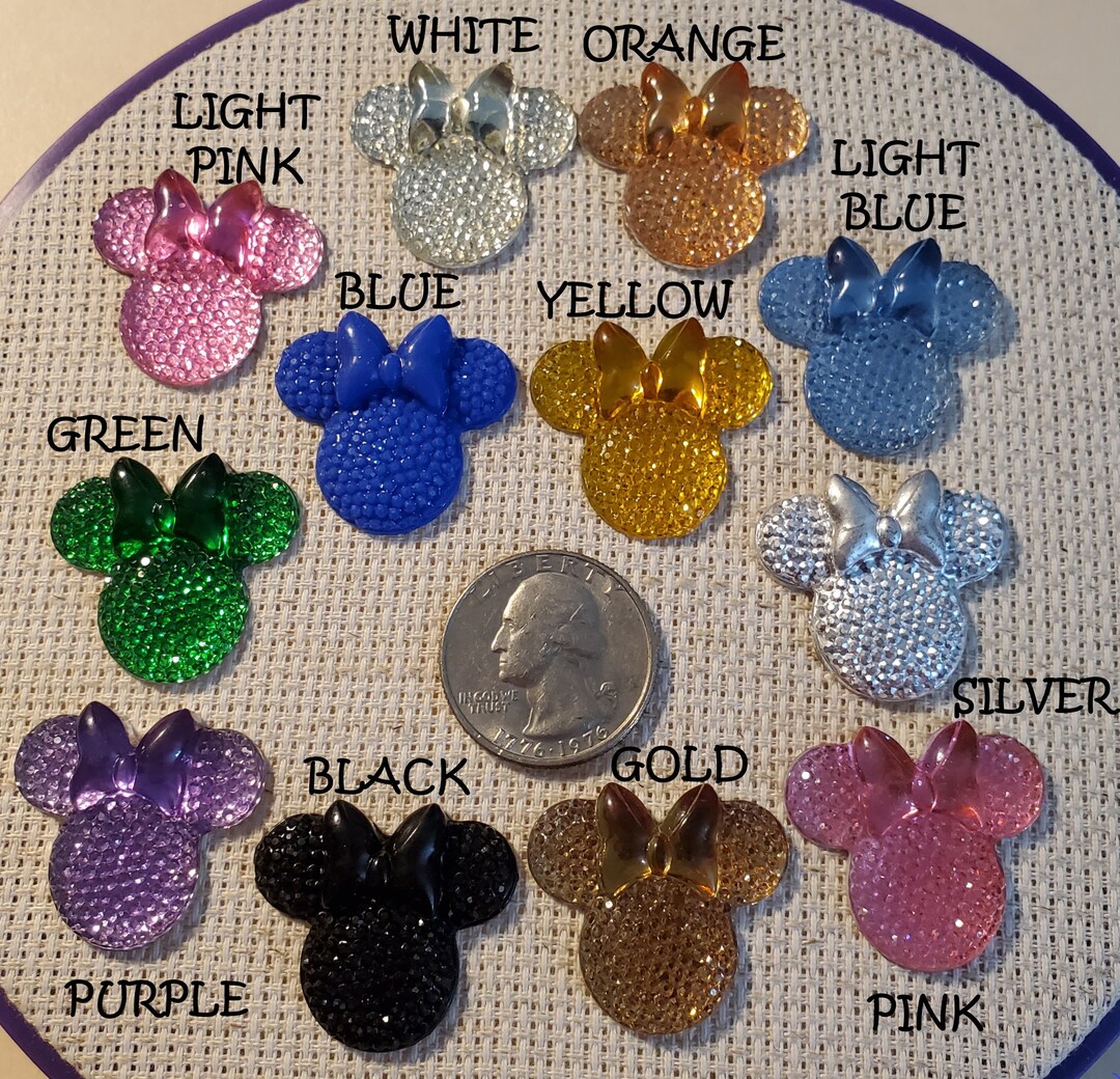 Rhinestone Minnie Mouse Head Needle Minder - Etsy