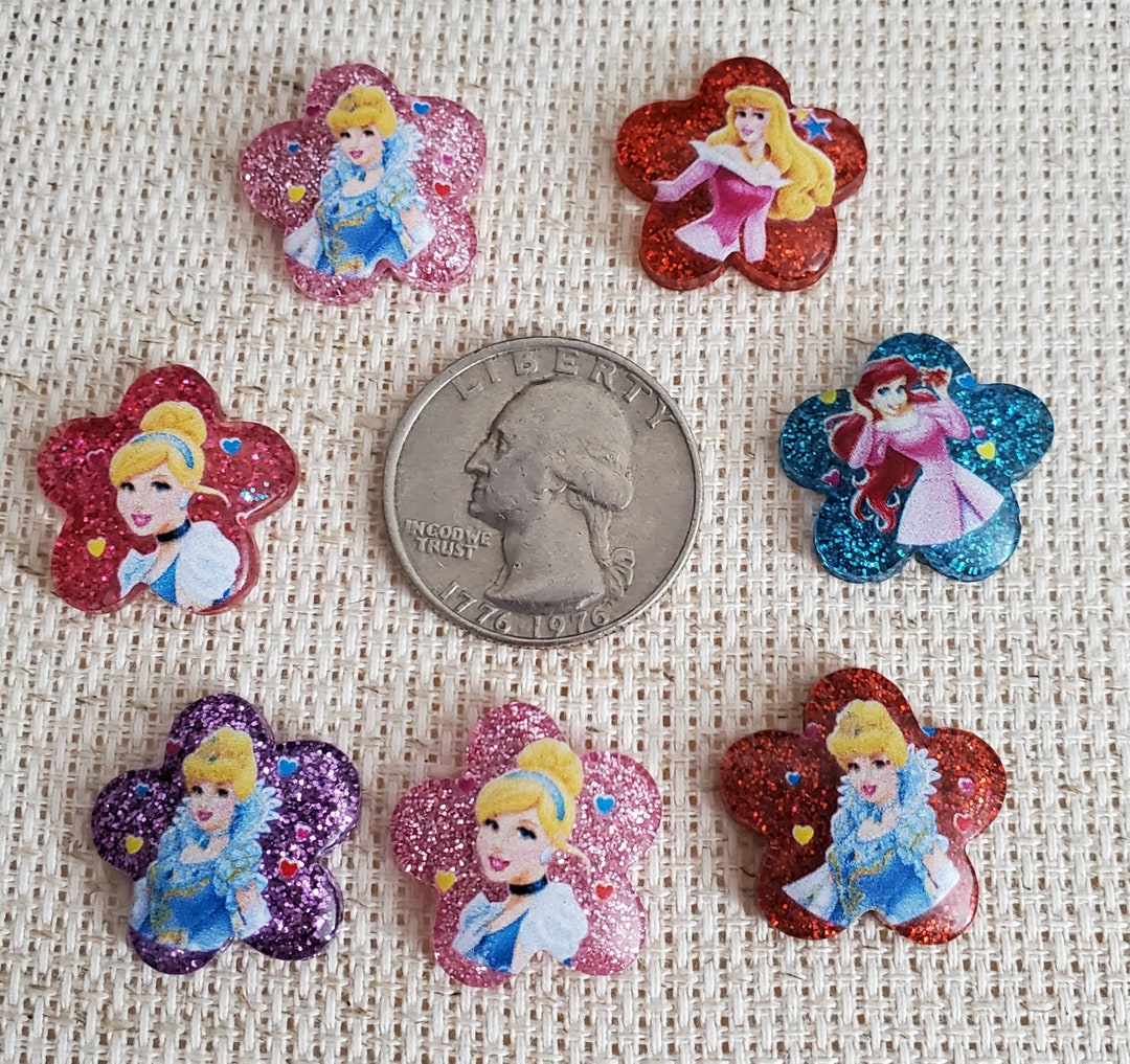 Disney's Cinderella Aurora & Ariel Flower Shaped Resin - Etsy