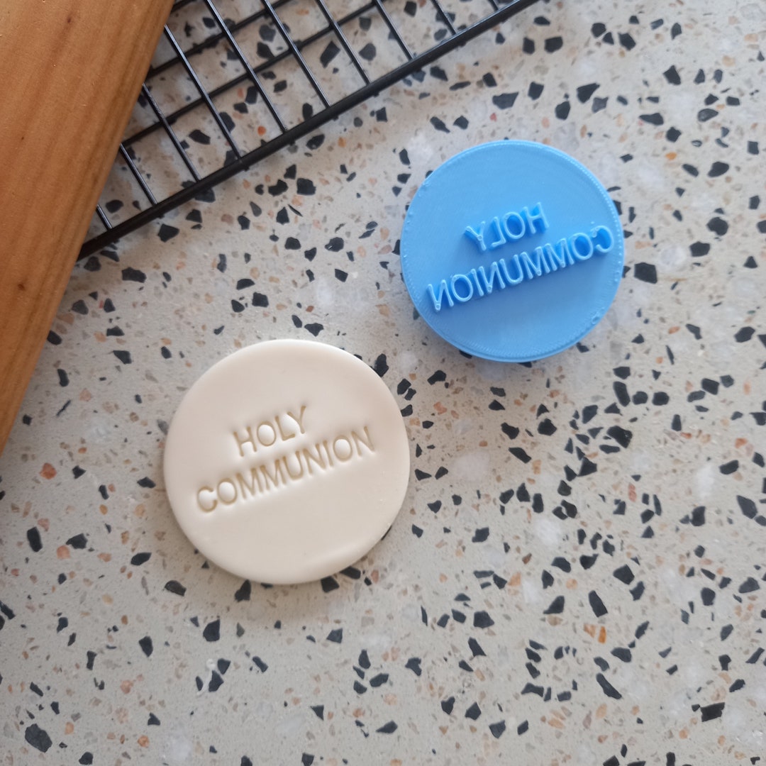 HOLY COMMUNION block Fondant Embosser / Cookie Stamp - Etsy