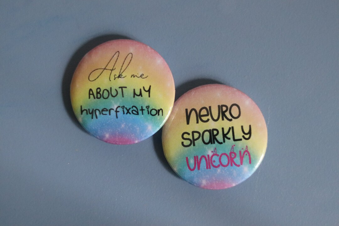 Neurosparkly Badges - Etsy