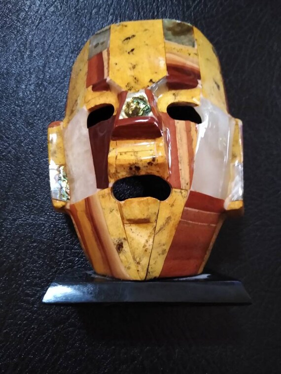 Aztec Burial Death Mask - Etsy
