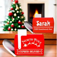 Letters to Santa Mailbox, Christmas Postbox, Holiday Photo Shoot Decor ...