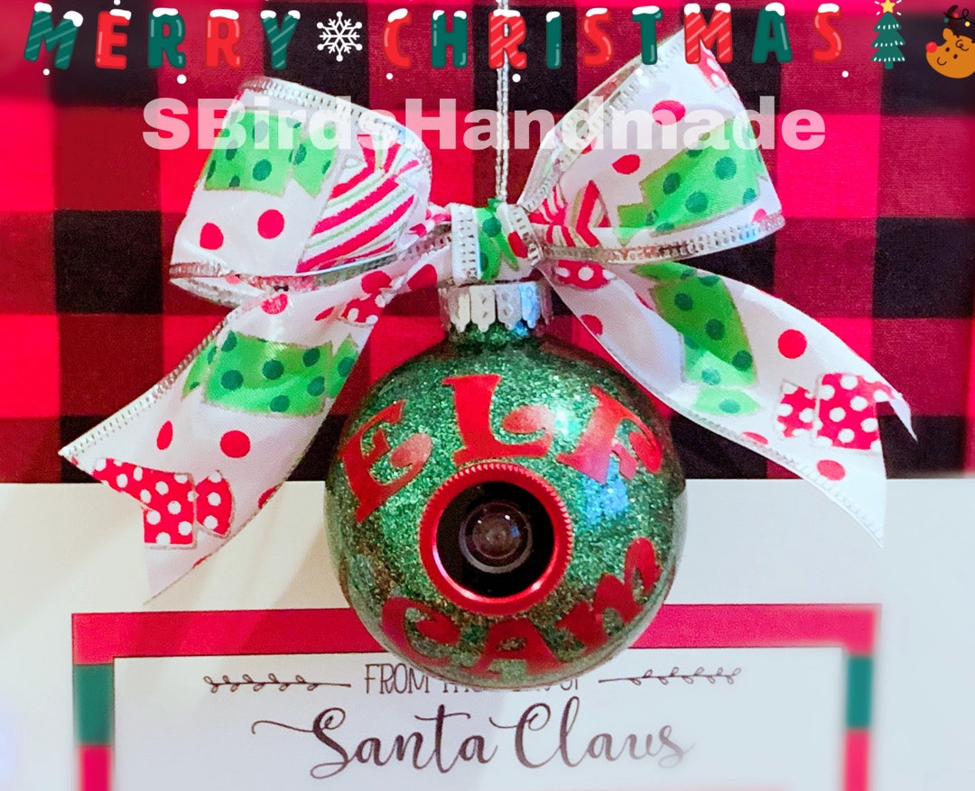 Santa Cam Ornament Elf Cam Ornament Santa Letter Elf Elves With Real ...