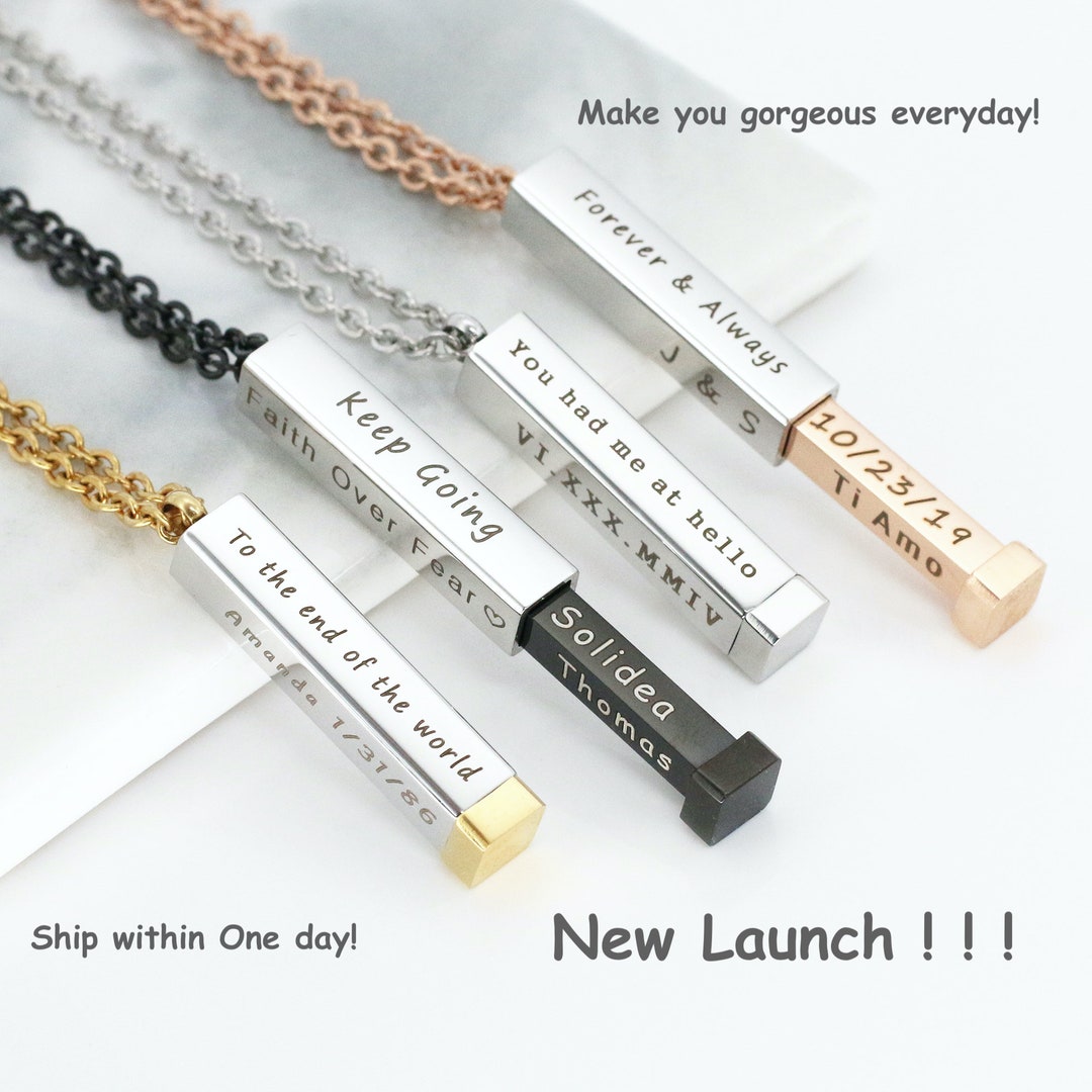 Motto Engrave Personalize Secret Message Handmade Relationship - Etsy