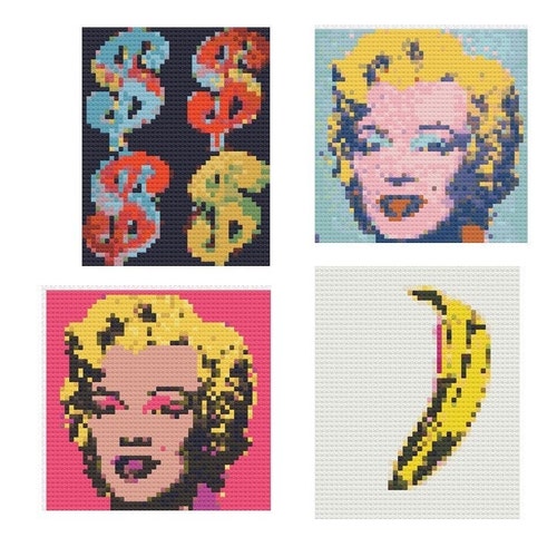 Pop Art Cross Stitch Pattern / Andy Warhol Campbell's Soup - Etsy