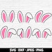Bunny Ears SVG Bundle: Easter Vector Clipart (digital Download) - Etsy