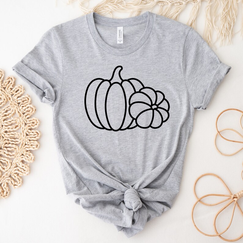 Pumpkin Outline SVG Bundle: Halloween, Fall Clipart (digital Download ...