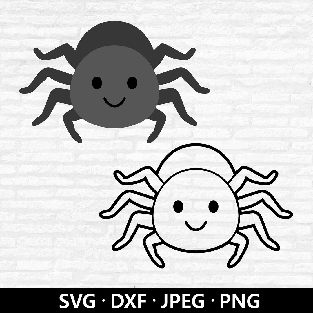 Spider SVG, Halloween Spider SVG, Cute Spider Clipart, Halloween Svg ...