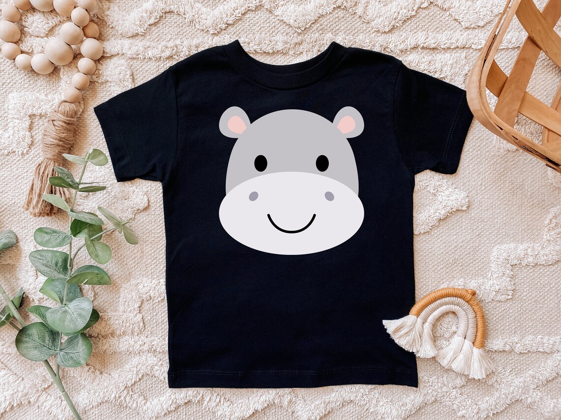 Hippo Face Svg Hippo Svg Cute Hippo Vector Jungle Animals - Etsy Canada