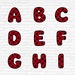 Ladybug Font: Polka Dot Letters & Numbers (digital Download) - Etsy