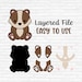 Cute Badger SVG, Badger Outline Dxf, Forest Animals Vector, Badger PNG ...