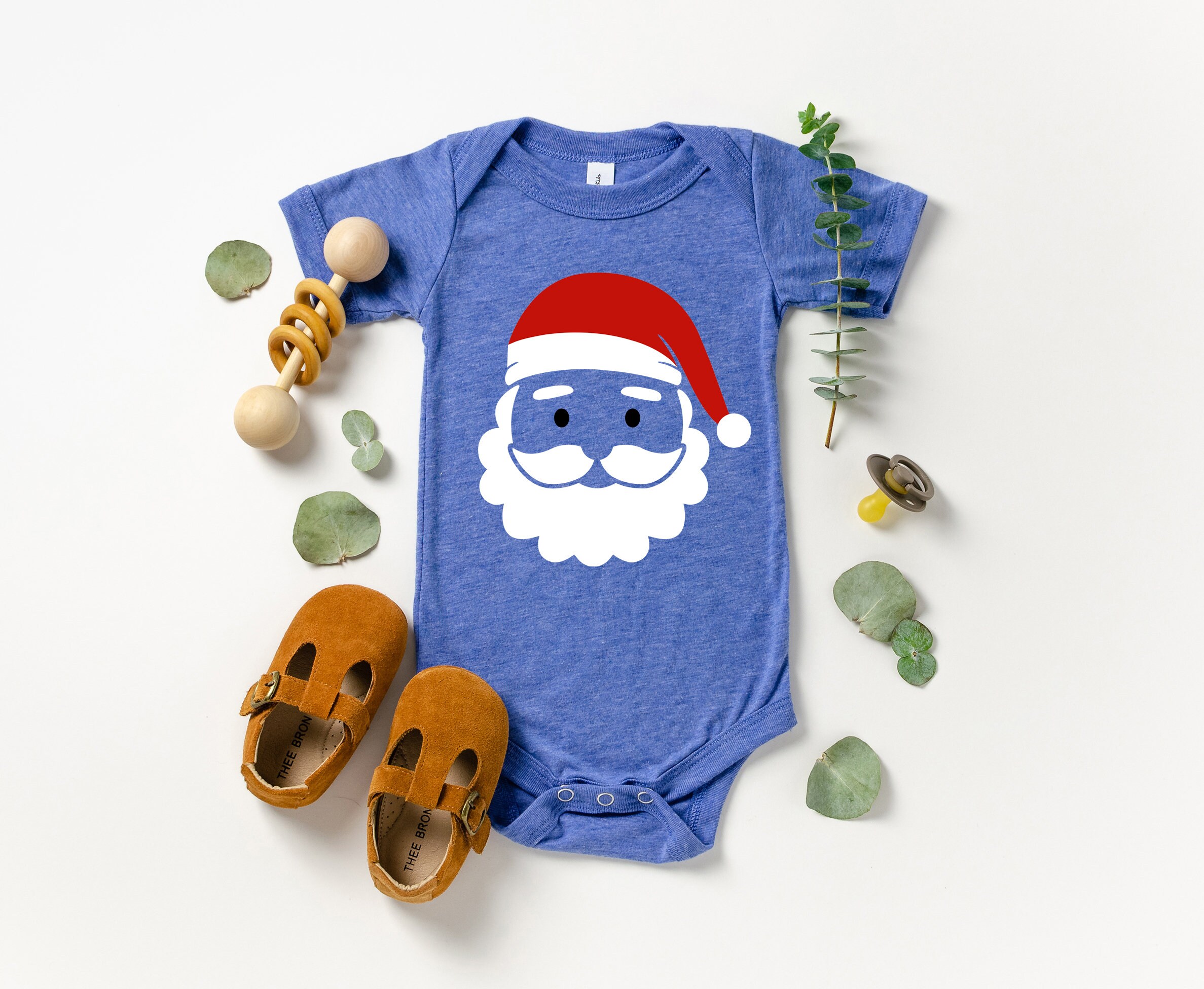 Santa Claus Face SVG: Christmas Shirt Vector Cut Files (digital ...
