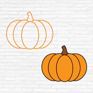 Pumpkin SVG Bundle: Fall & Halloween Decor Clipart, Layered Cut File ...