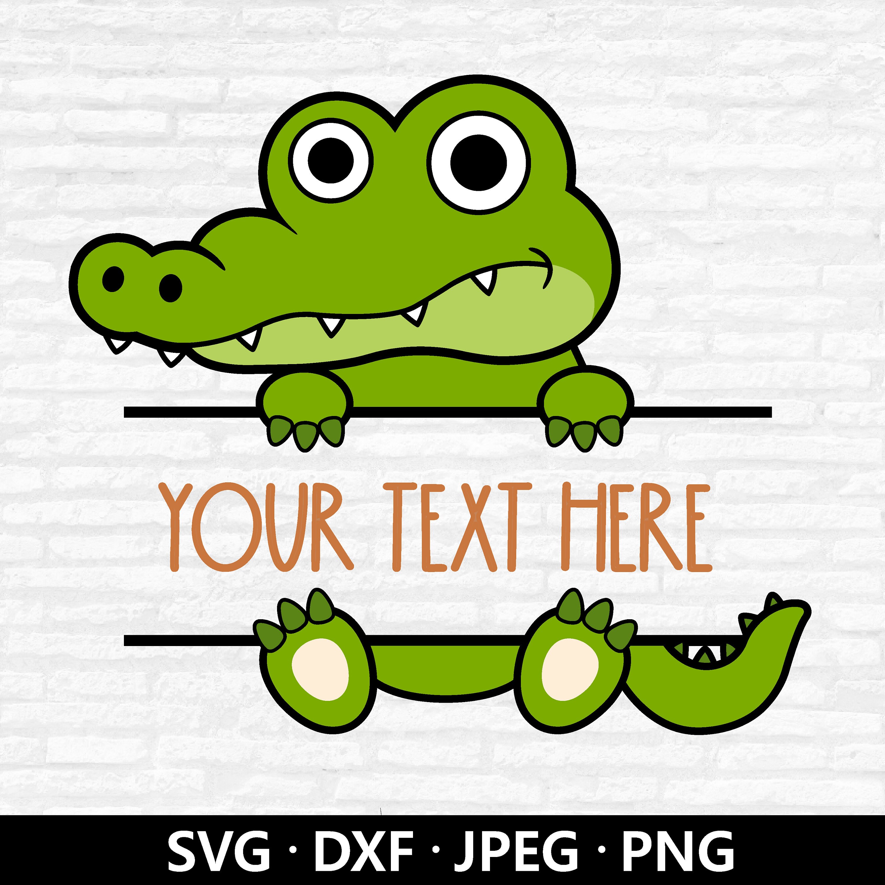 Cute Cartoon Alligator