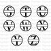 Split Monogram SVG, Split Circle Frame Alphabet, Monogram PNG, Name ...