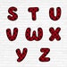 Ladybug Font: Polka Dot Letters & Numbers (digital Download) - Etsy