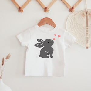 Cute Baby Bunny SVG, Easter Bunny Cut File, Rabbit SVG Baby Shower ...