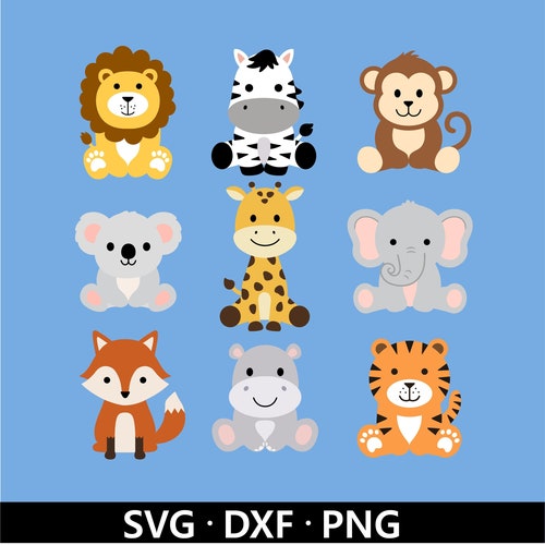 Baby Lion Bundle Svg. Cricut Cut Files Layered. Silhouette. - Etsy