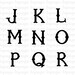 Fishtail Monogram Alphabet SVG: Fancy Letter Cut Files (digital ...