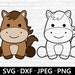 Cute Baby Horse SVG Files for Cricut Horse Cut Files Farm - Etsy Canada