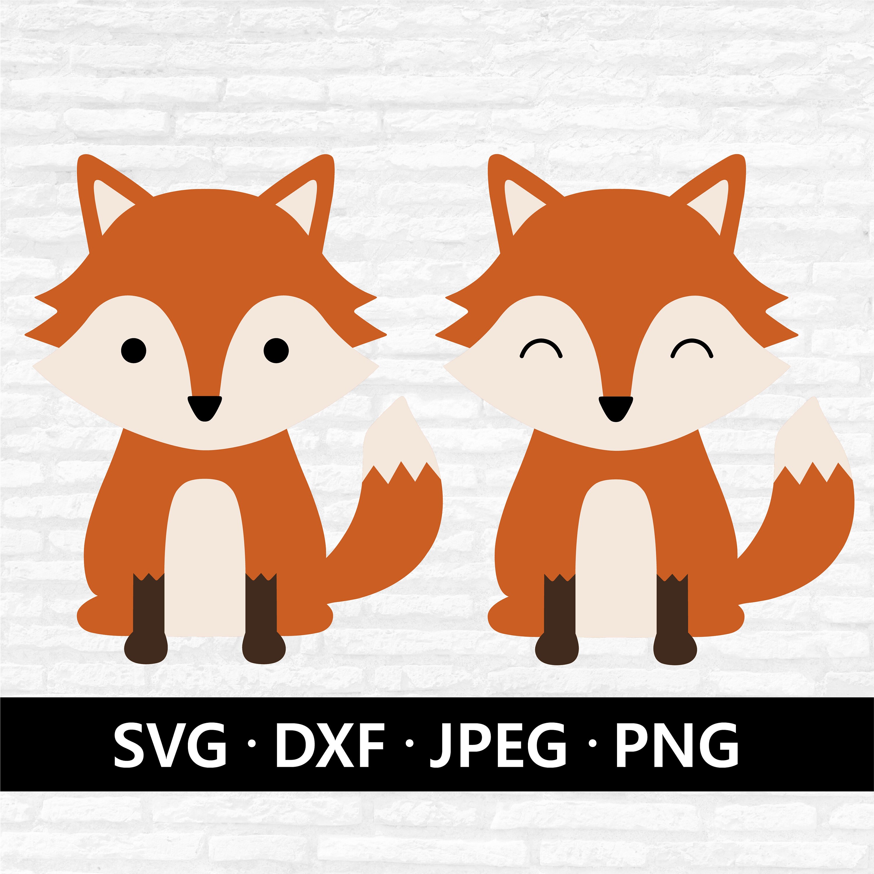 Craft Supplies & Tools Mommy Fox and Baby Fox Foxes Svg Fox Svg Cute ...
