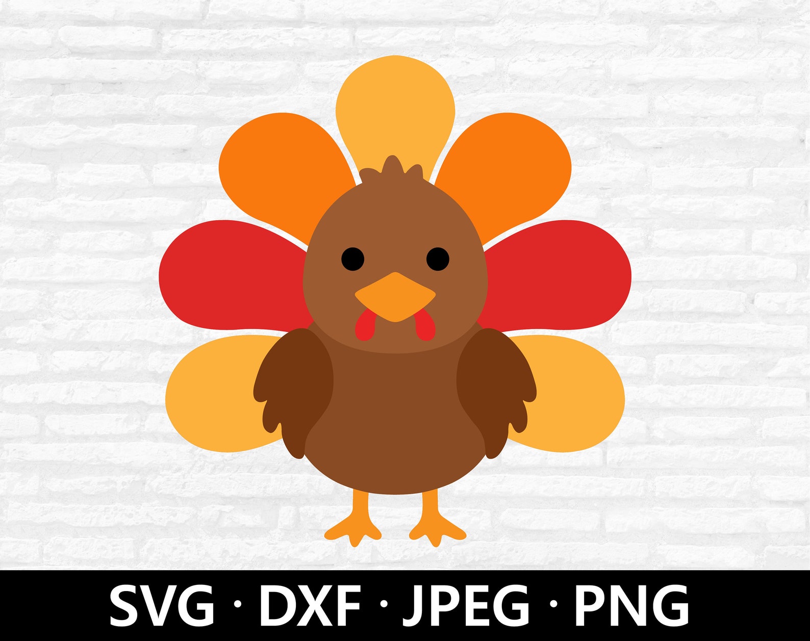 Thanksgiving Turkey SVG Cute Turkeys Svg Baby Turkey Svg - Etsy