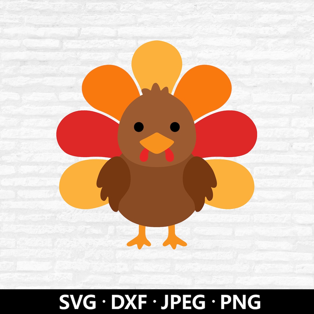 Thanksgiving Turkey SVG, Cute Turkey Svg, Turkey Shirt Svg, Turkey ...