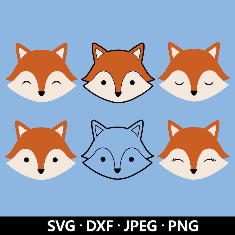 Fox Face - Etsy