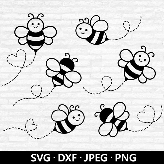 Bee Clipart Outline