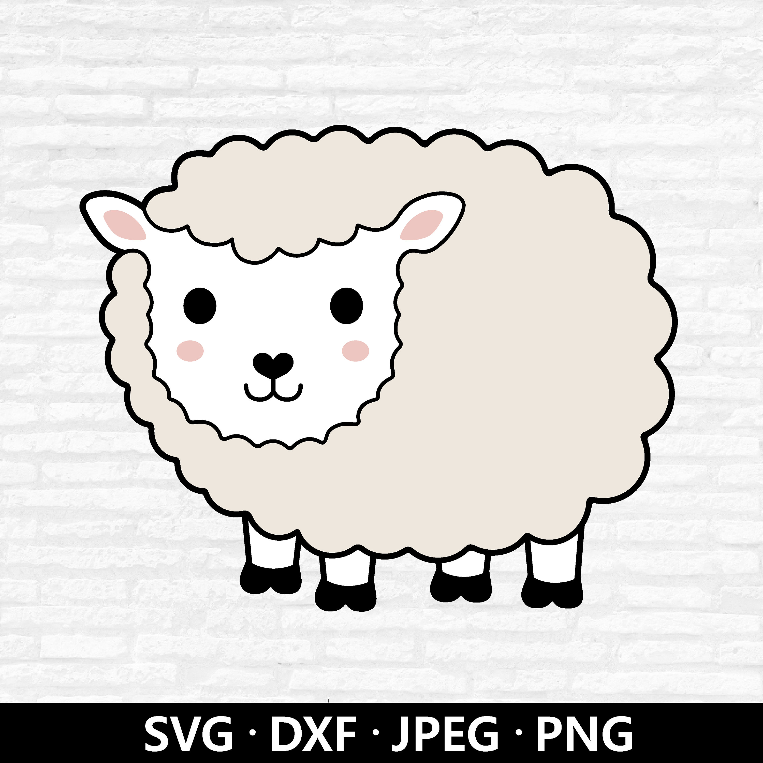 White Sheep Clipart