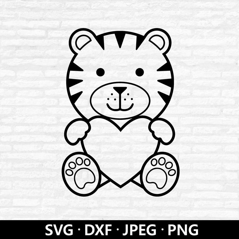 Tiger Valentine - Etsy