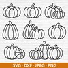 Halloween Pumpkins SVG File, Stacked Pumpkin Vector, Spooky Season ...