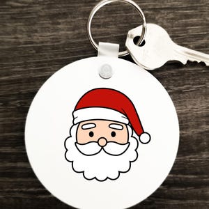 Christmas Face SVG Bundle: Santa, Reindeer, Elf Clipart, Layered Cut ...