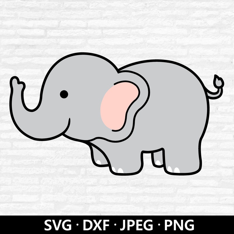 Elephant Svg - Etsy