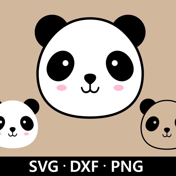 Panda Svg File - Etsy