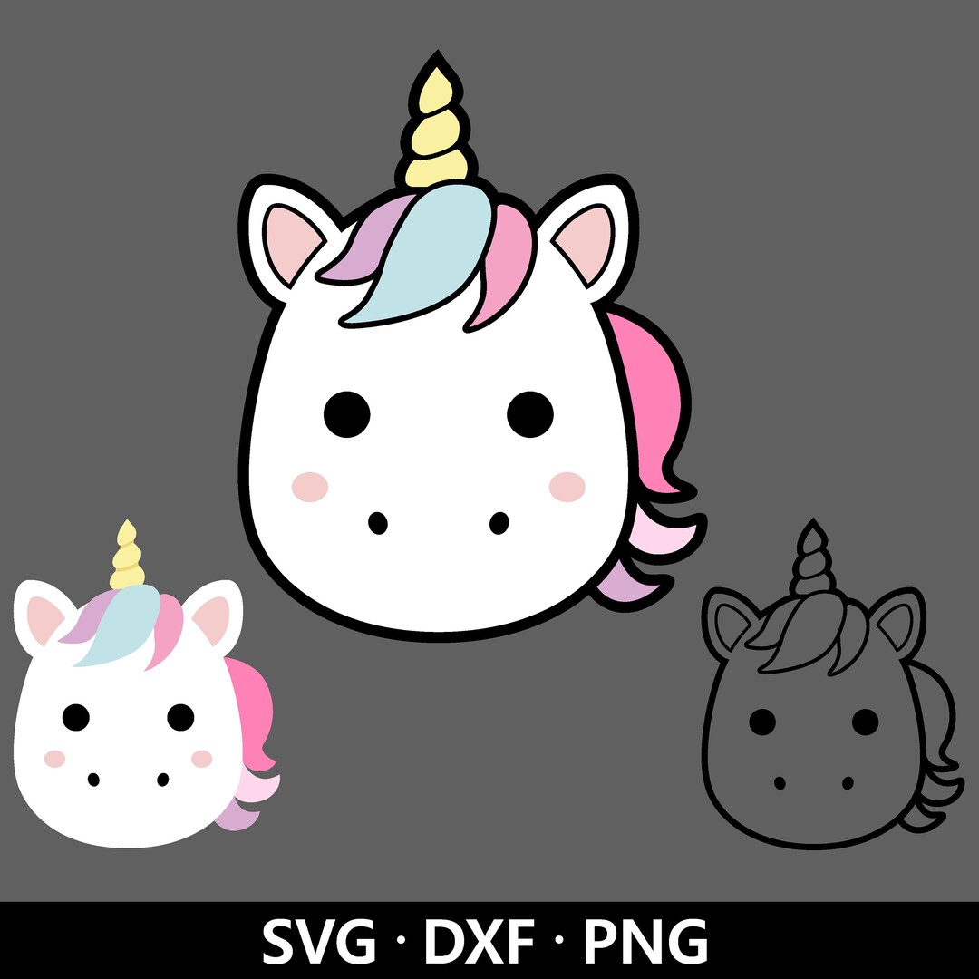 Unicorn Face SVG, Unicorn Vector, Unicorn Head, Cute Boy Girl Kids ...