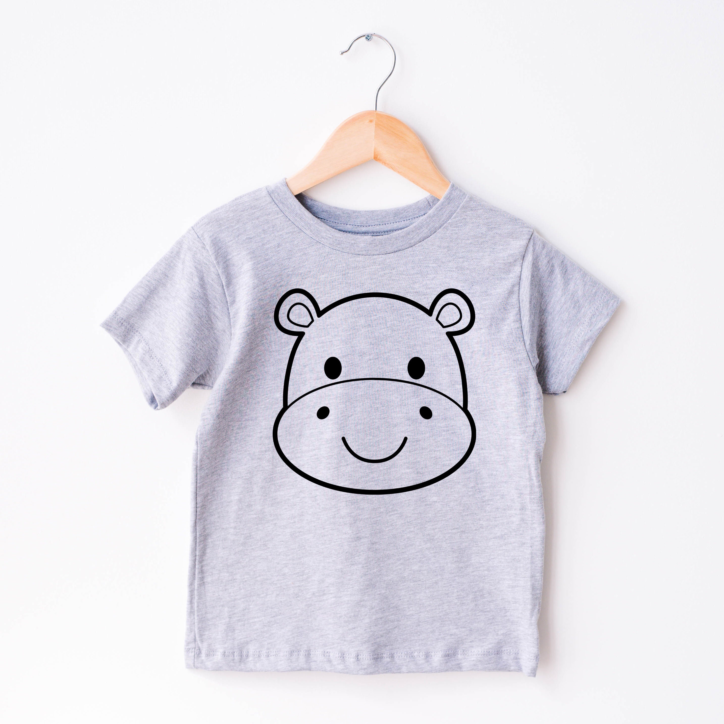 Hippo Face Svg Hippo Svg Cute Hippo Vector Jungle Animals - Etsy Canada