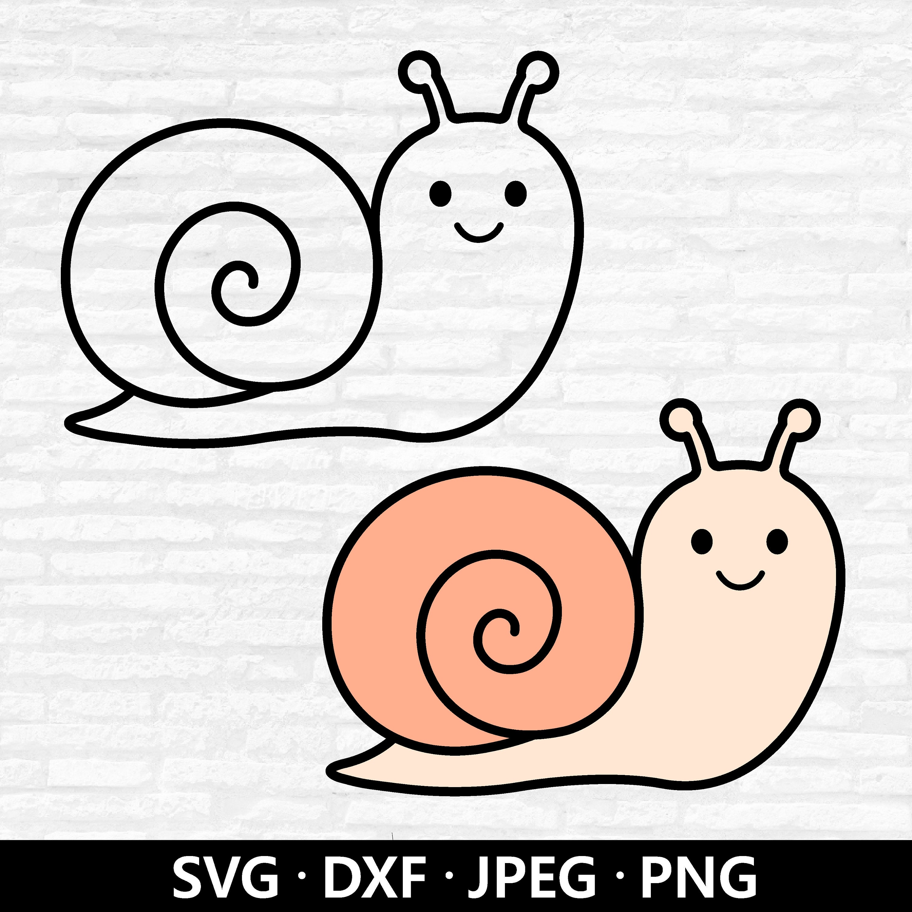 Cute Snail Drawing