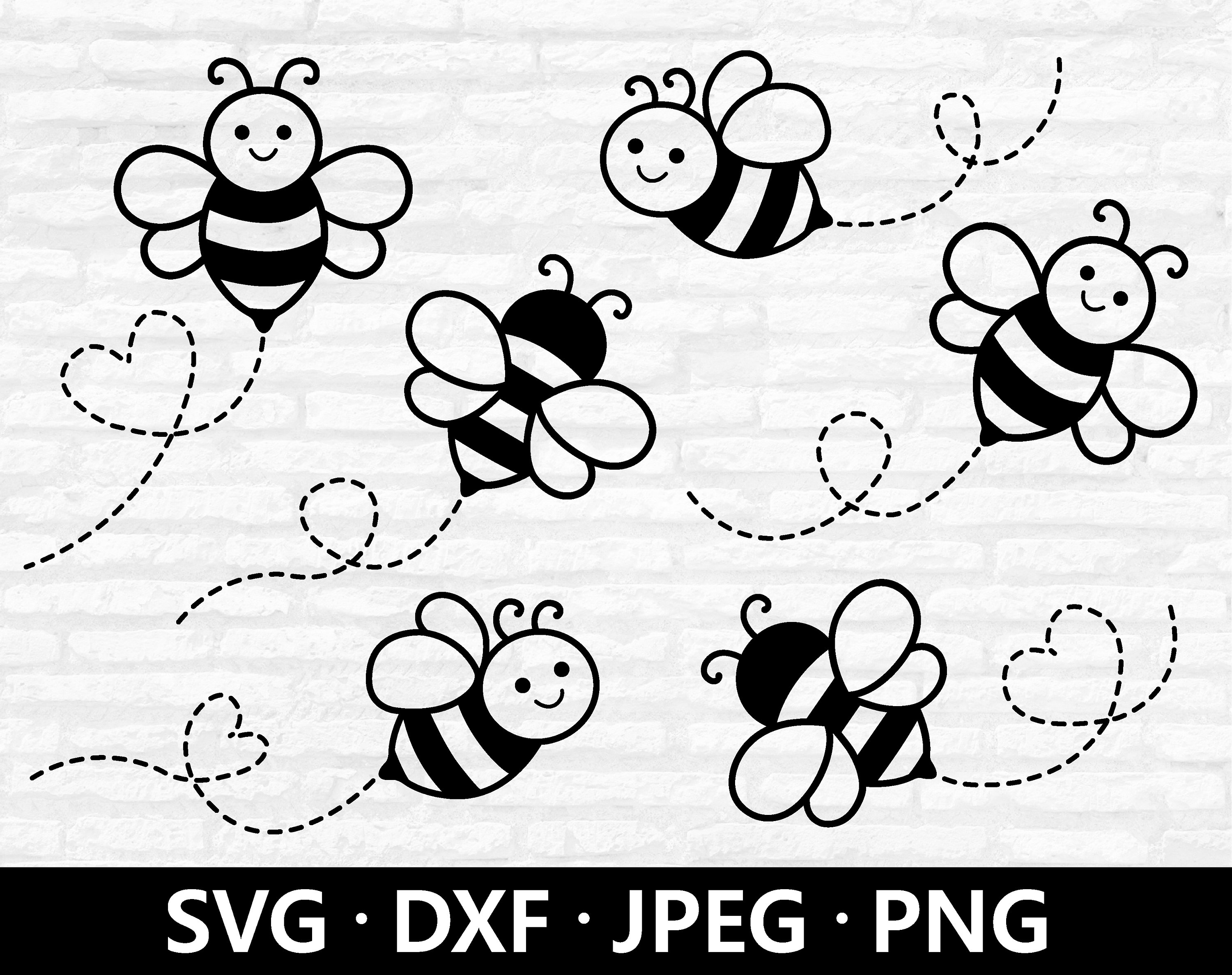 Bee Clipart Outline