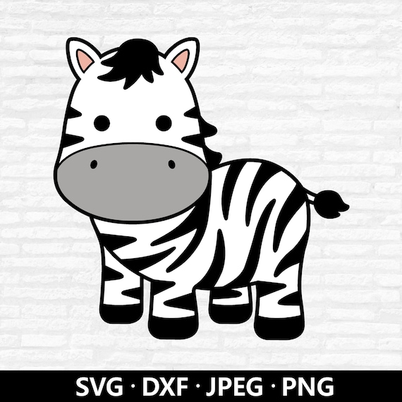 Baby Safari Clip Art Zebra