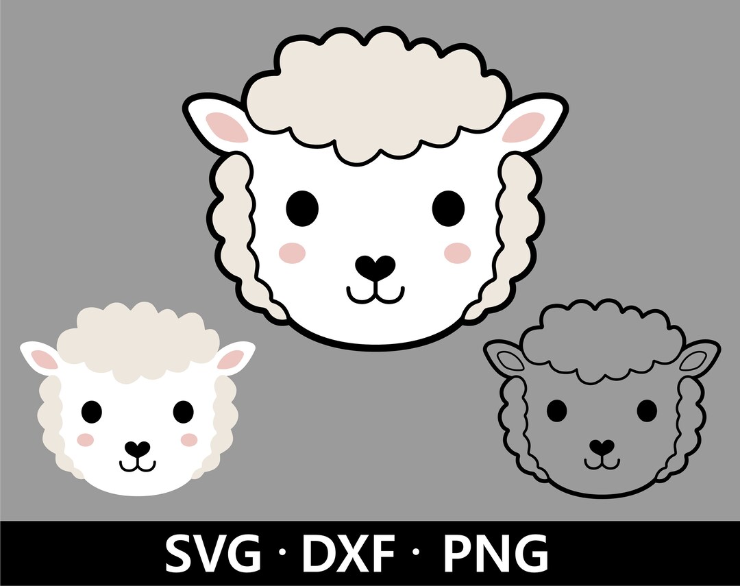 Sheep Face SVG Baby Sheep Svg Farm Animal Svg Sheep SVG - Etsy Canada