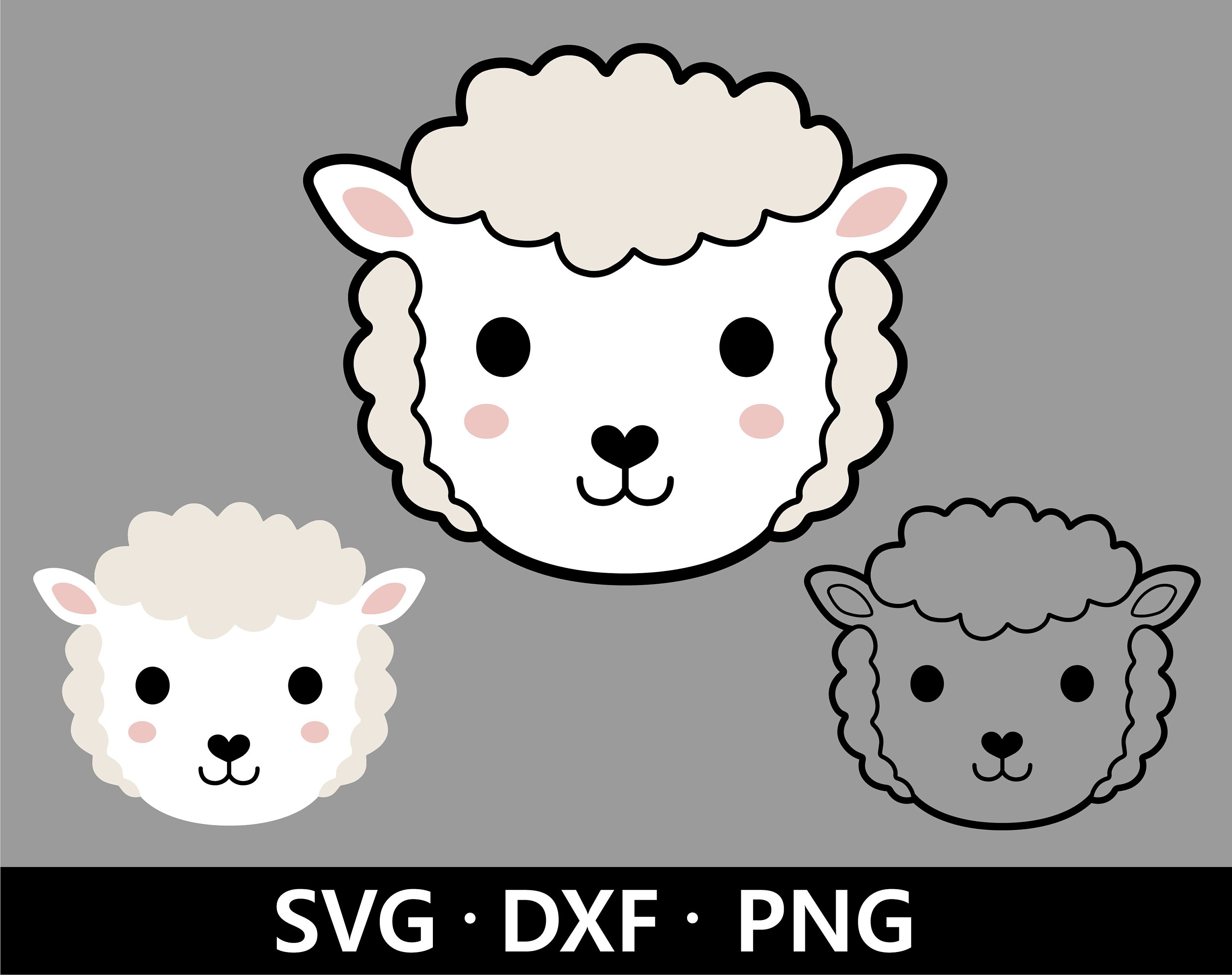 Sheep Face SVG Baby Sheep Svg Farm Animal Svg Sheep SVG - Etsy Hong Kong