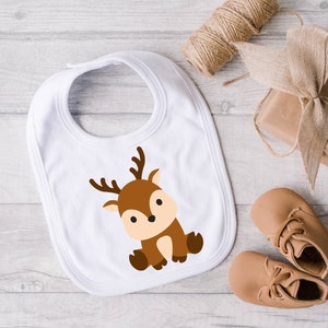 Baby Deer SVG, Deer Cut File, Woodland Animal Vector, Reindeer Dxf ...