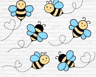 Bee Path Bundle SVG, Bee Svg, Bee Bundle Svg, Bee Png, Files for ...