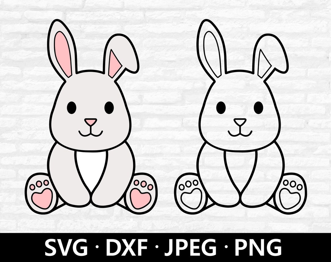 Easter Bunny Svg Baby Rabbit Svg Rabbit Svg File Easter - Etsy
