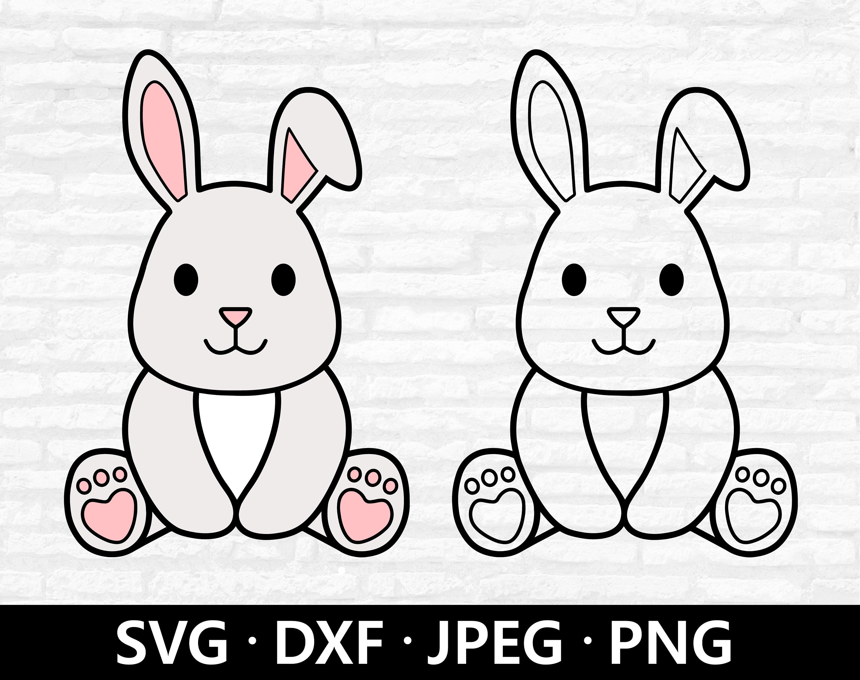 Easter Bunny Svg Baby Rabbit Svg Rabbit Svg File Easter - Etsy