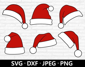 Santa Curling Clipart