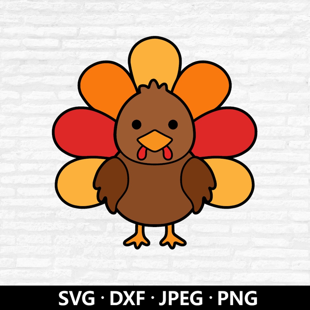 Cute Turkeys SVG, Thanksgiving Turkey SVG, Baby Turkey Svg, Turkey Cut ...