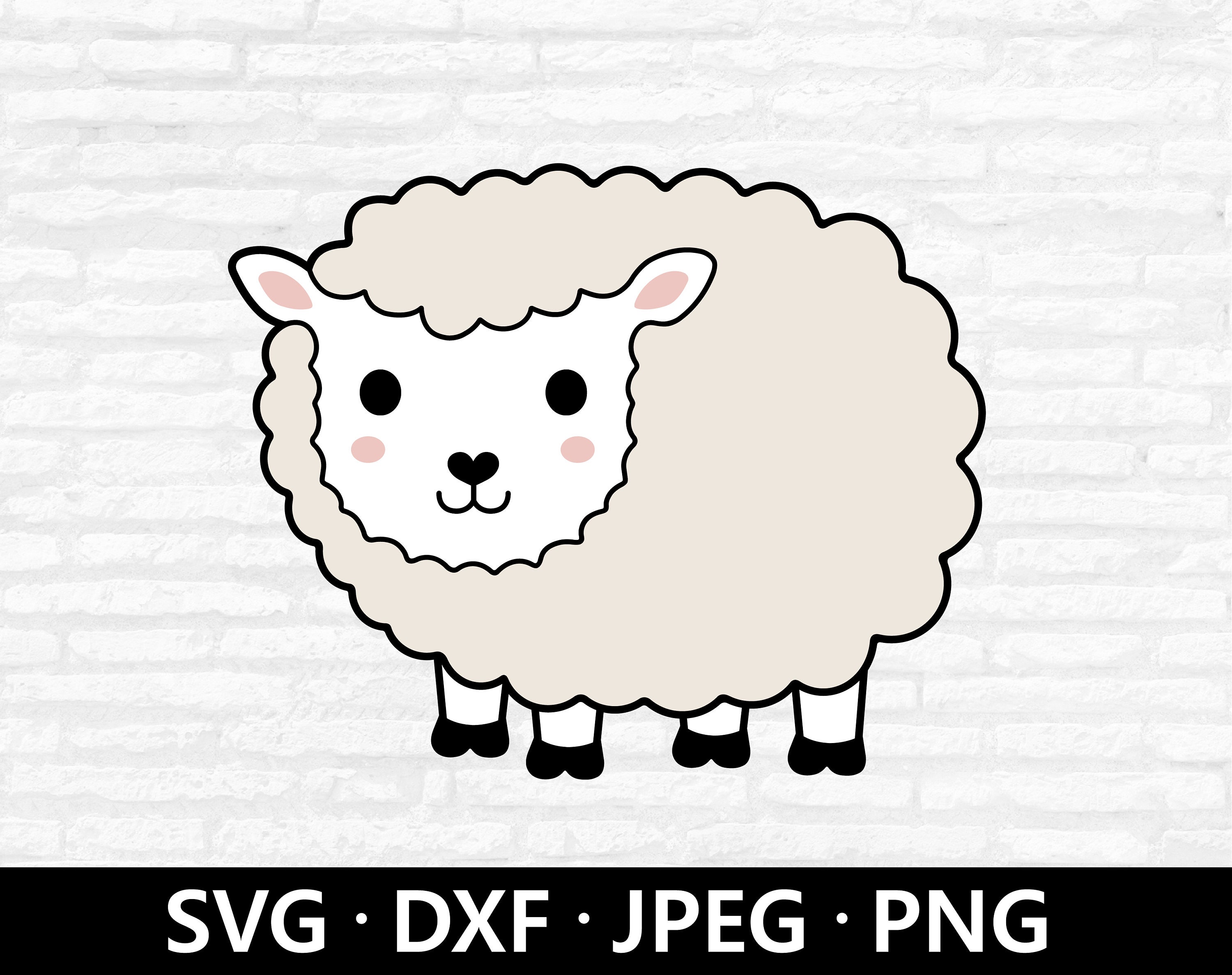 Cute Baby Sheep SVG Farm Animal Svg Layered Files Animal - Etsy Canada